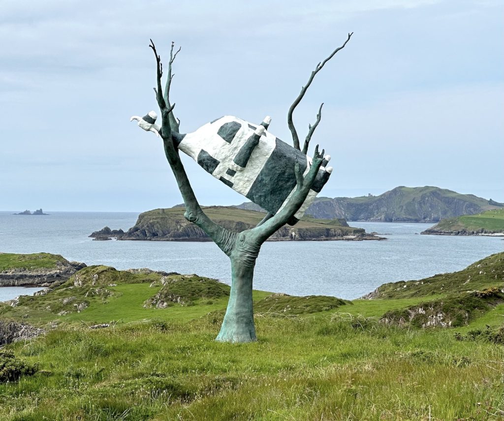 Cow up a Tree - John Kelly Artist